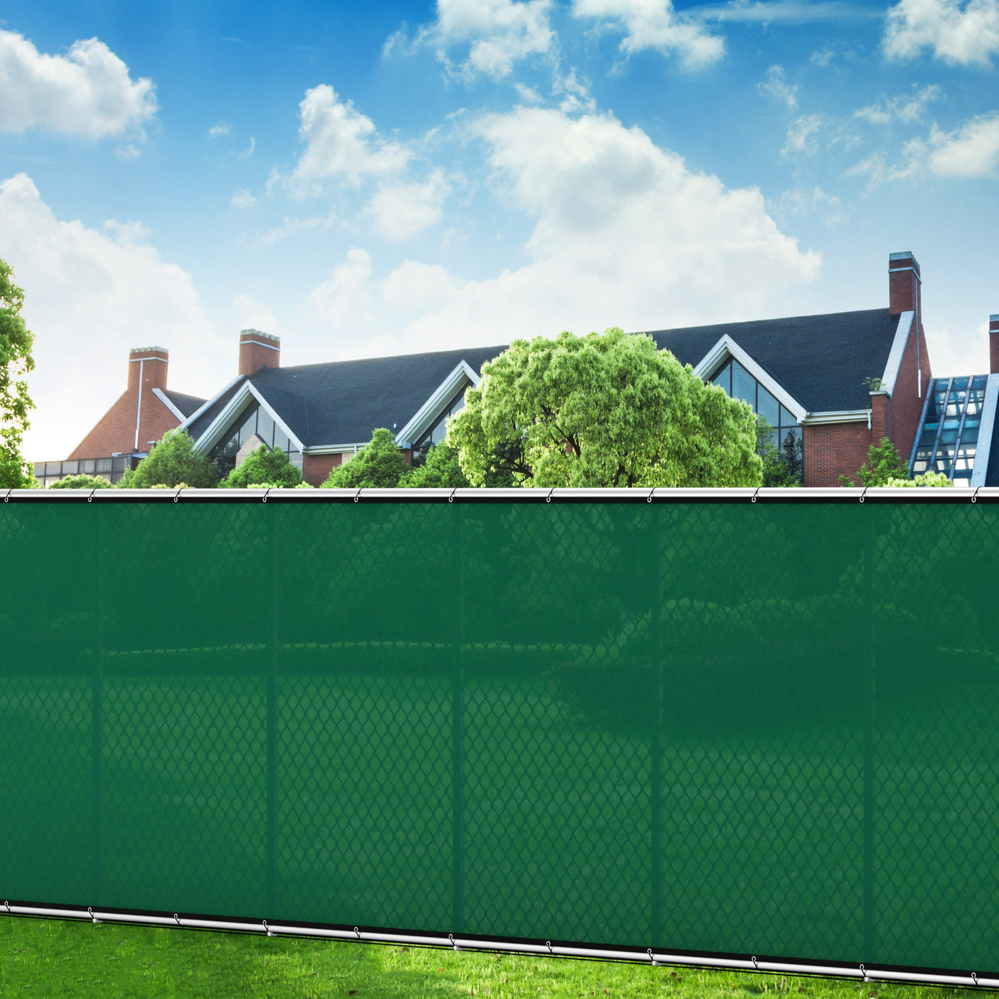 Green Privacy Screen Fence – 6′ x 50′ | Tarps & Tie-Downs — Tarps & Tie ...