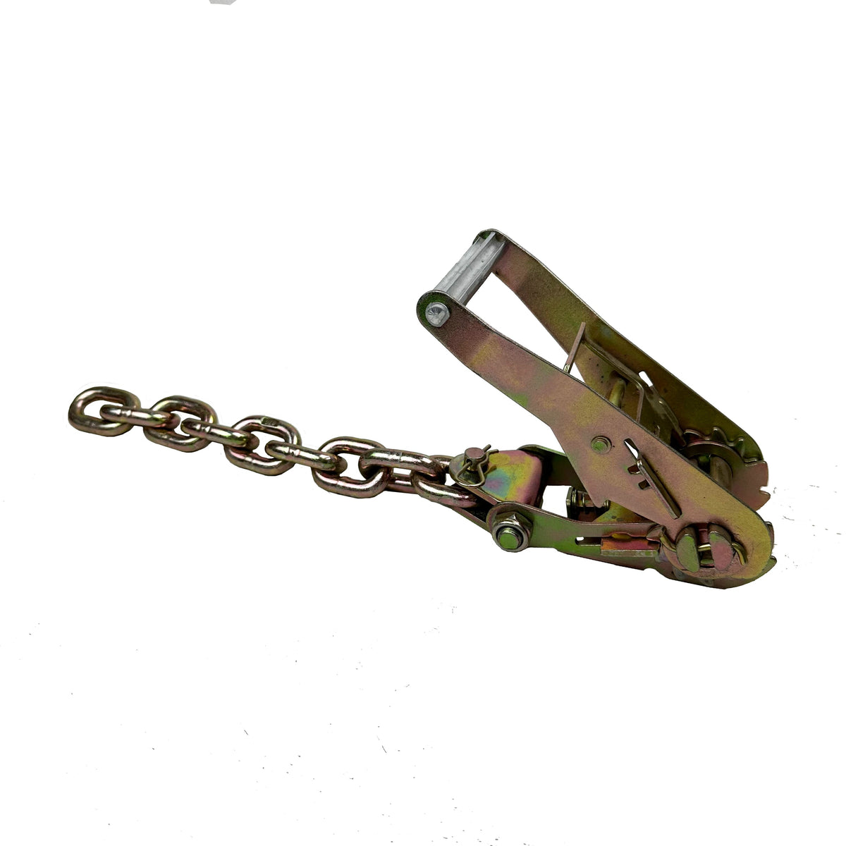 2" Wide Handle Ratchet with Chain — Tarps & Tie-Downs