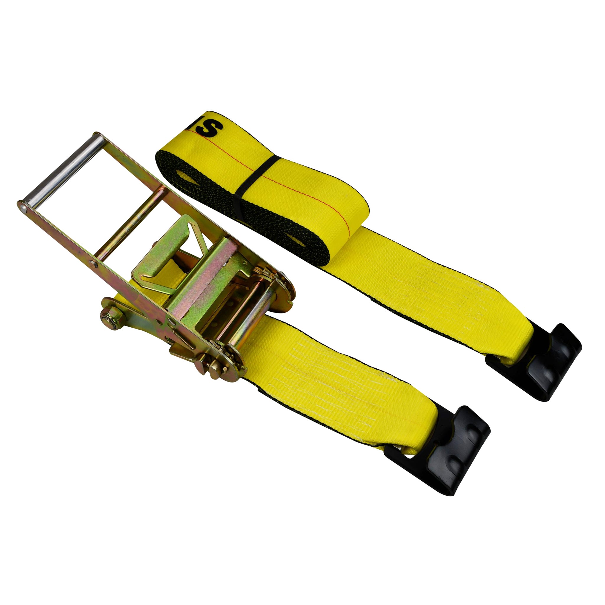 4" x 30' Ratchet Strap with Flat Hook – Tarps & Tie-Downs