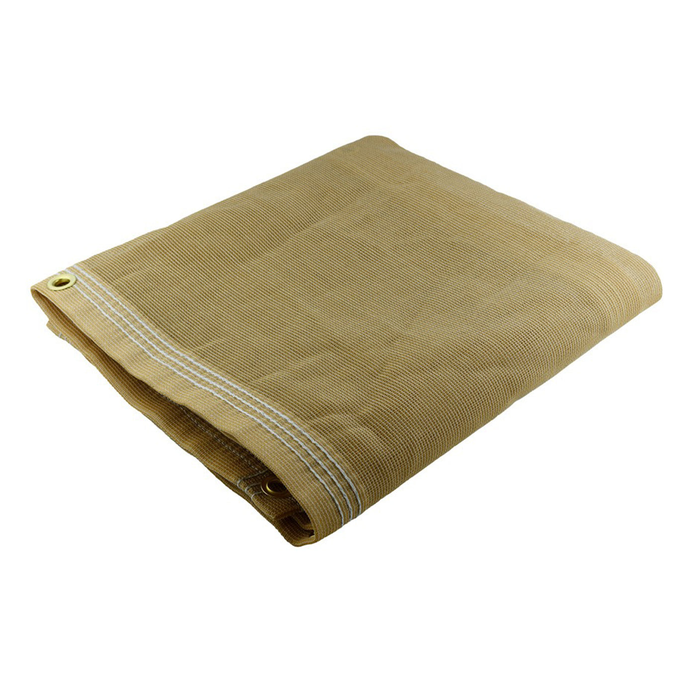 Tan Mesh Tarp - 70% Shade — Tarps & Tie-Downs