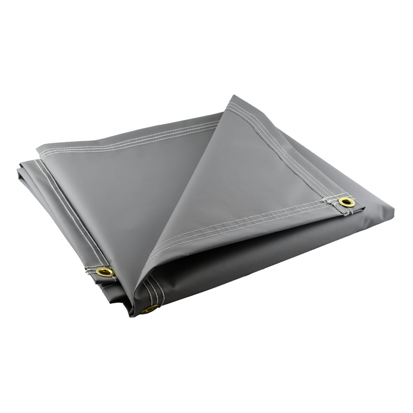 Heavy Duty Gray Vinyl Tarps - 18 oz — Tarps & Tie-Downs