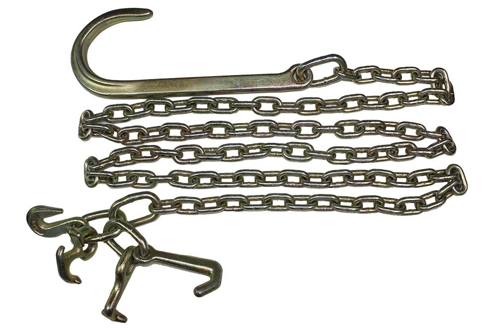 10' Chain with Grab, R, T, Mini J & 15'' J Hooks — Tarps & Tie-Downs