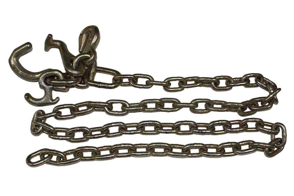 5/16'' x 7' Chain with Mini Datsun, Grab, R & T Hooks — Tarps & Tie-Downs