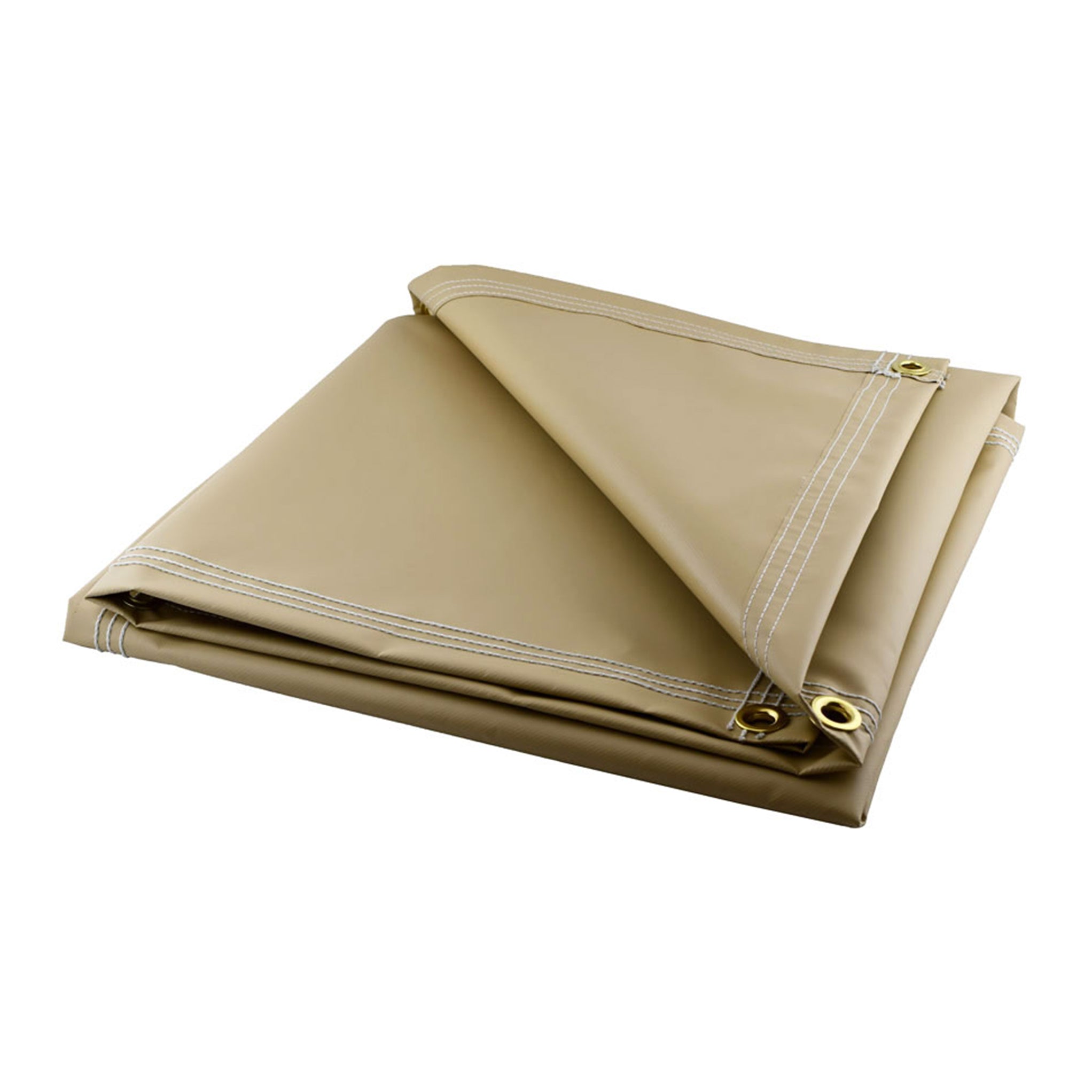 Heavy Duty Tan Vinyl Tarps - 18 oz — Tarps & Tie-Downs